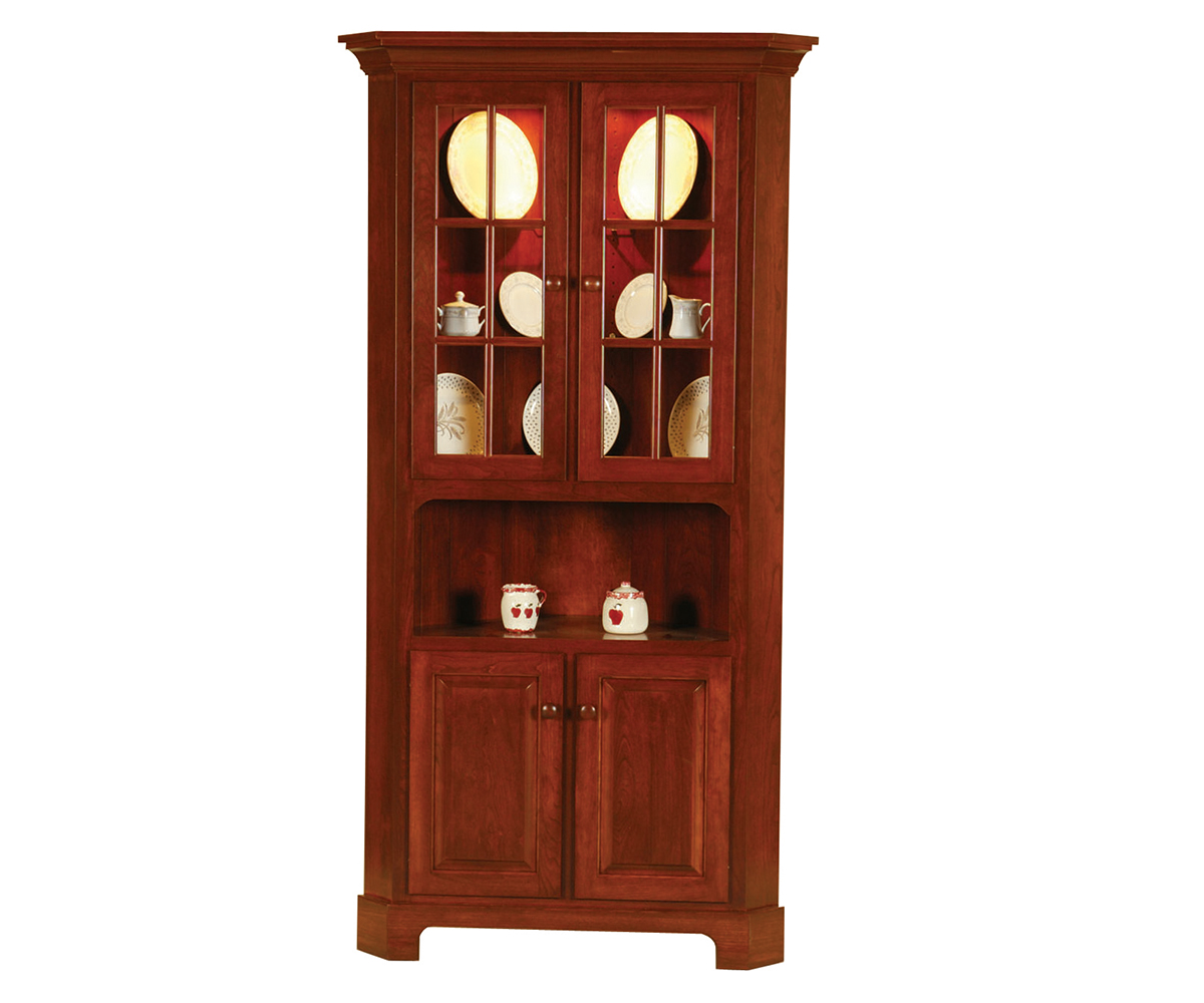 Shaker Corner Hutch | Penn Dutch Furniture