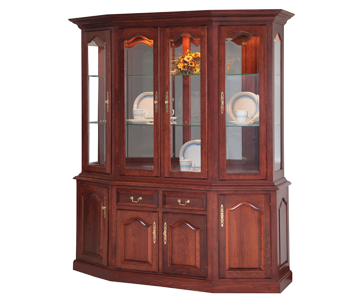 Country Canted Front Hutch | Penn Dutch Furniture