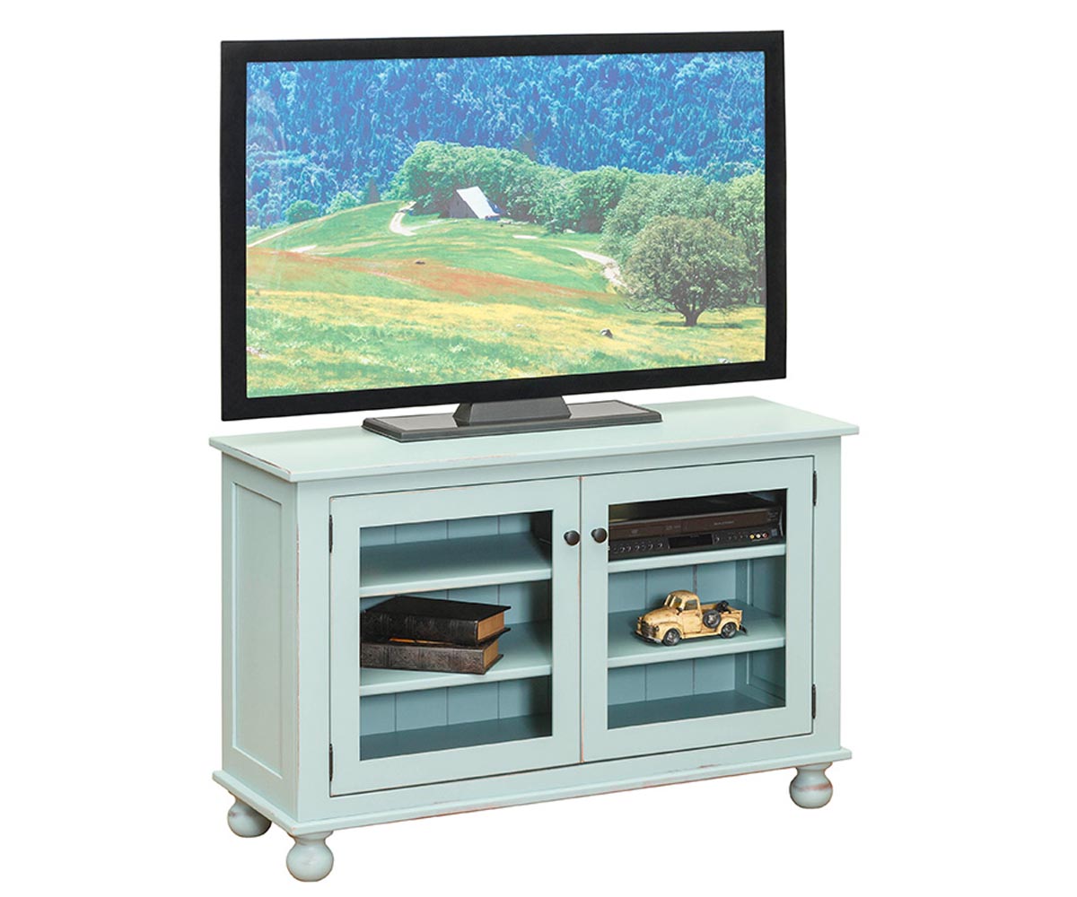 Contemporary TV Stand with Flat Panel | Penn Dutch Furniture