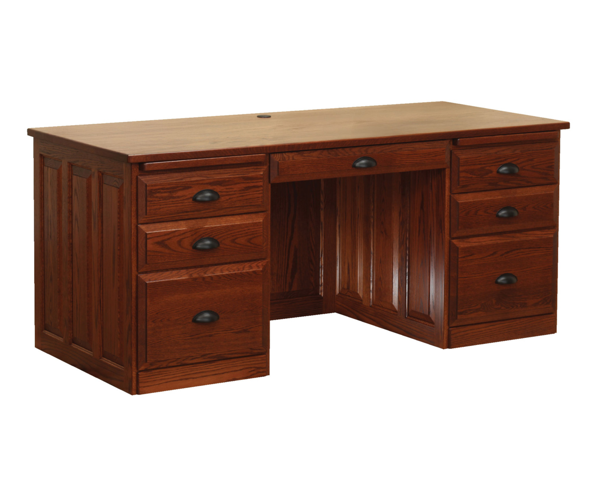 72" Traditional Executive Desk | Penn Dutch Furniture
